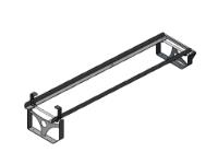 Sloped Aluminum Ladder Rack Assembly Kit, Curbside Mount, 2 Ladder ...